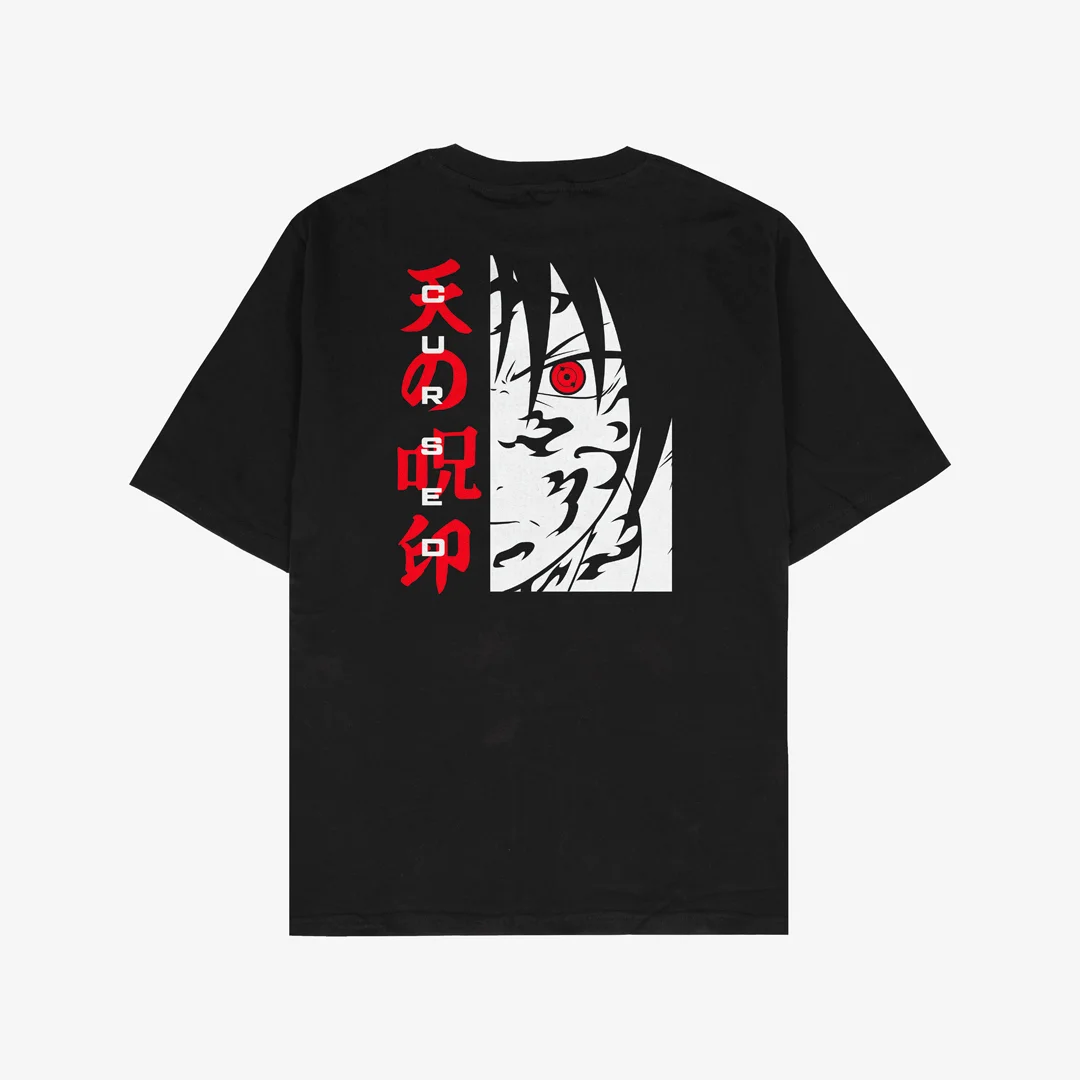 T-shirt para Fãs Naruto - Cursed - Twinscave